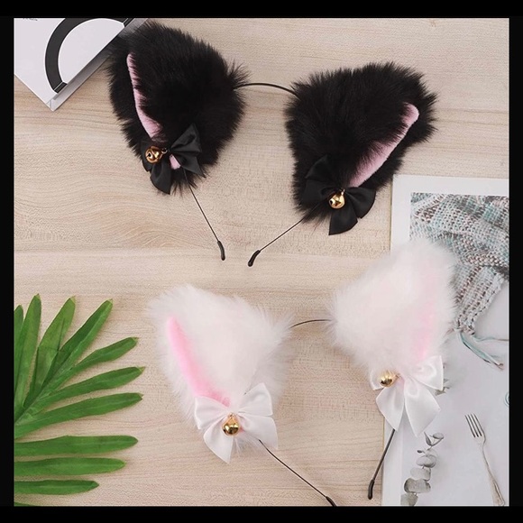 Party Supplies | Nwt 2pk Super Cute Cat Ears With Bows And Bells For ...